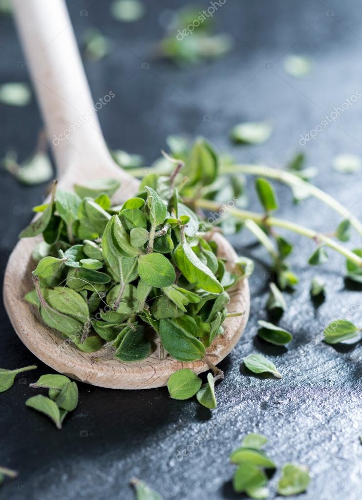 Portion of fresh Oregano Stock Photo by ©HandmadePicture 41014979