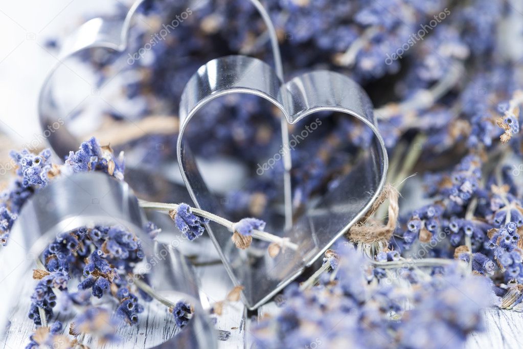 Lavender and Heart Shapes Stock Photo by ©HandmadePicture 44594781