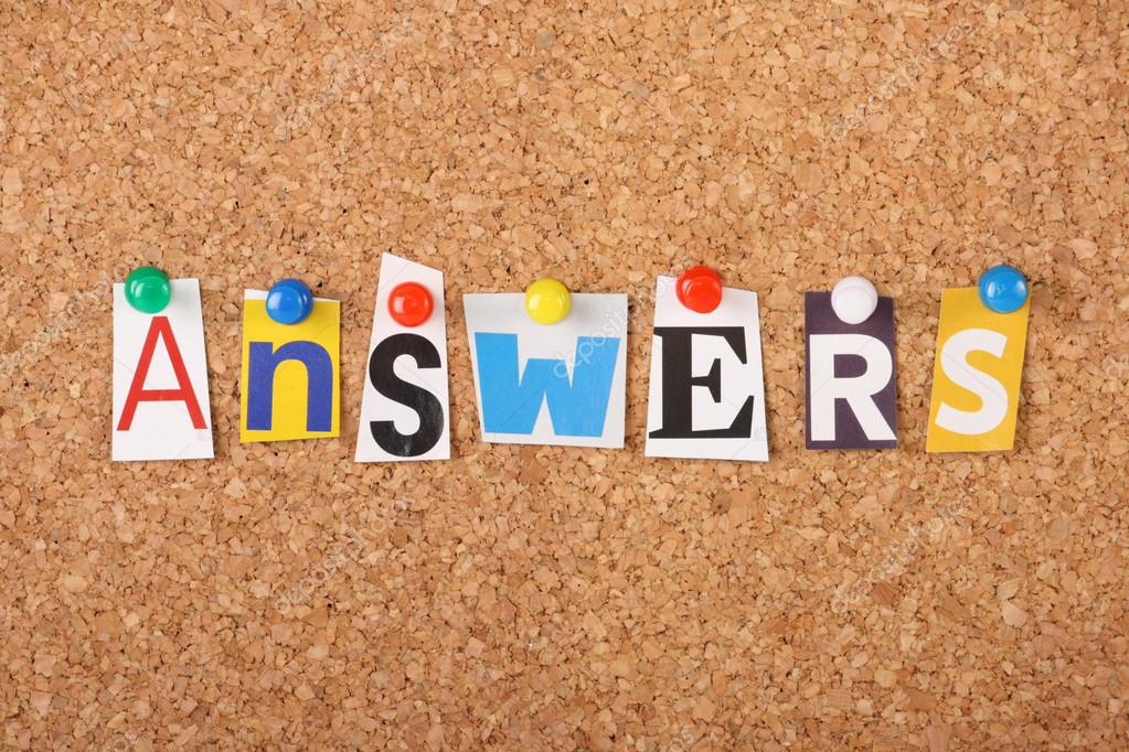 Respostas — Stock Photo © thinglass #28208977