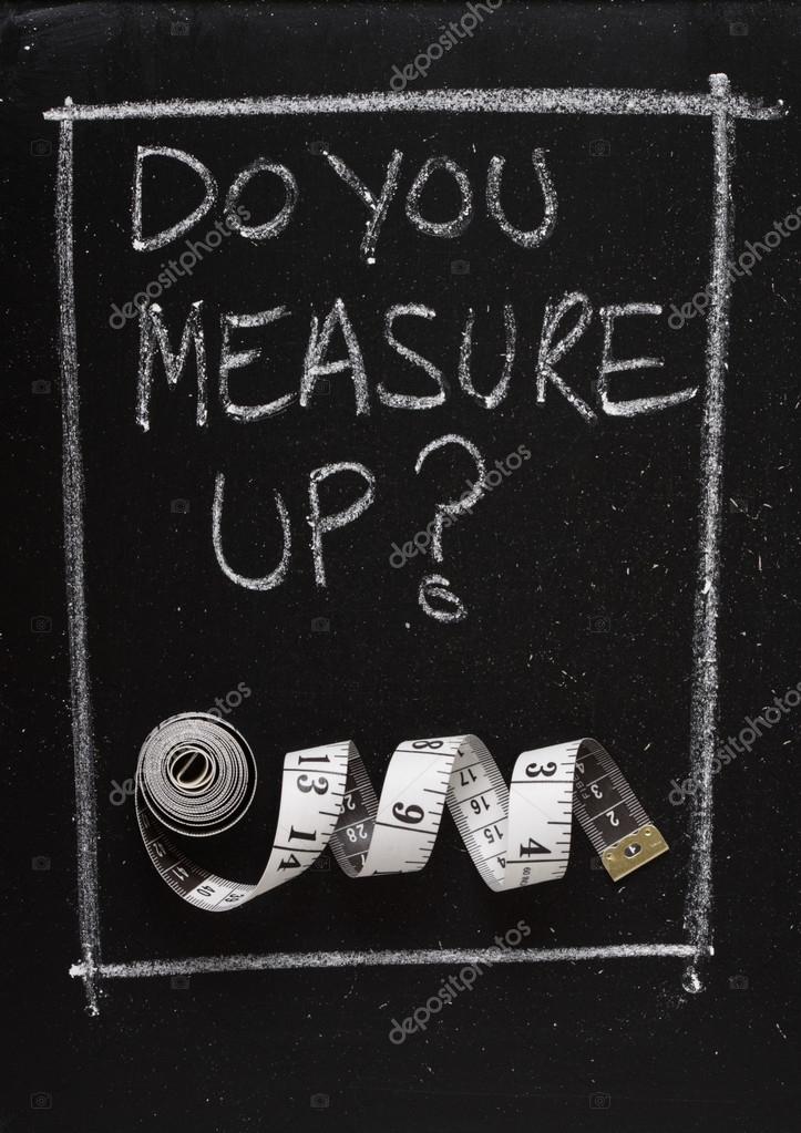 Do You Measure Up? — Stock Photo © thinglass #35241615