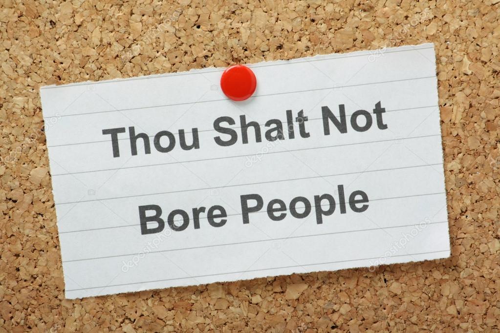 Don't Be Boring — Stock Photo © thinglass #47621091