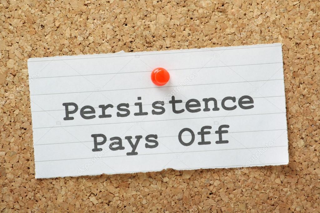 Persistence Pays Off Stock Photo by ©thinglass 47621119