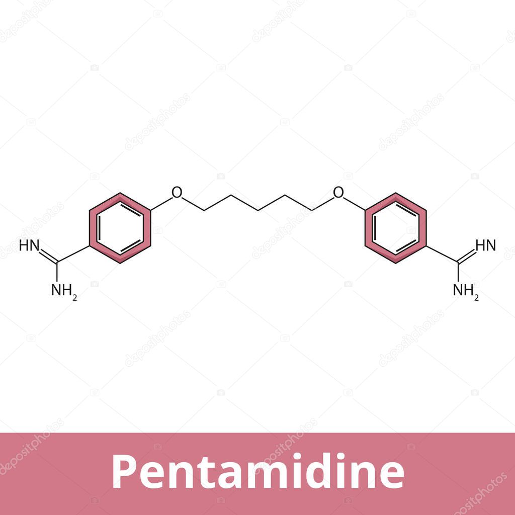 Pentamidine. An antimicrobial medication used to treat African ...