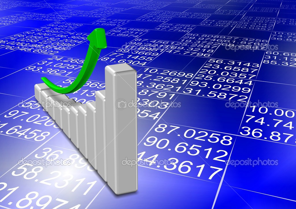 Blue print chart — Stock Photo © eteimaging #24453455