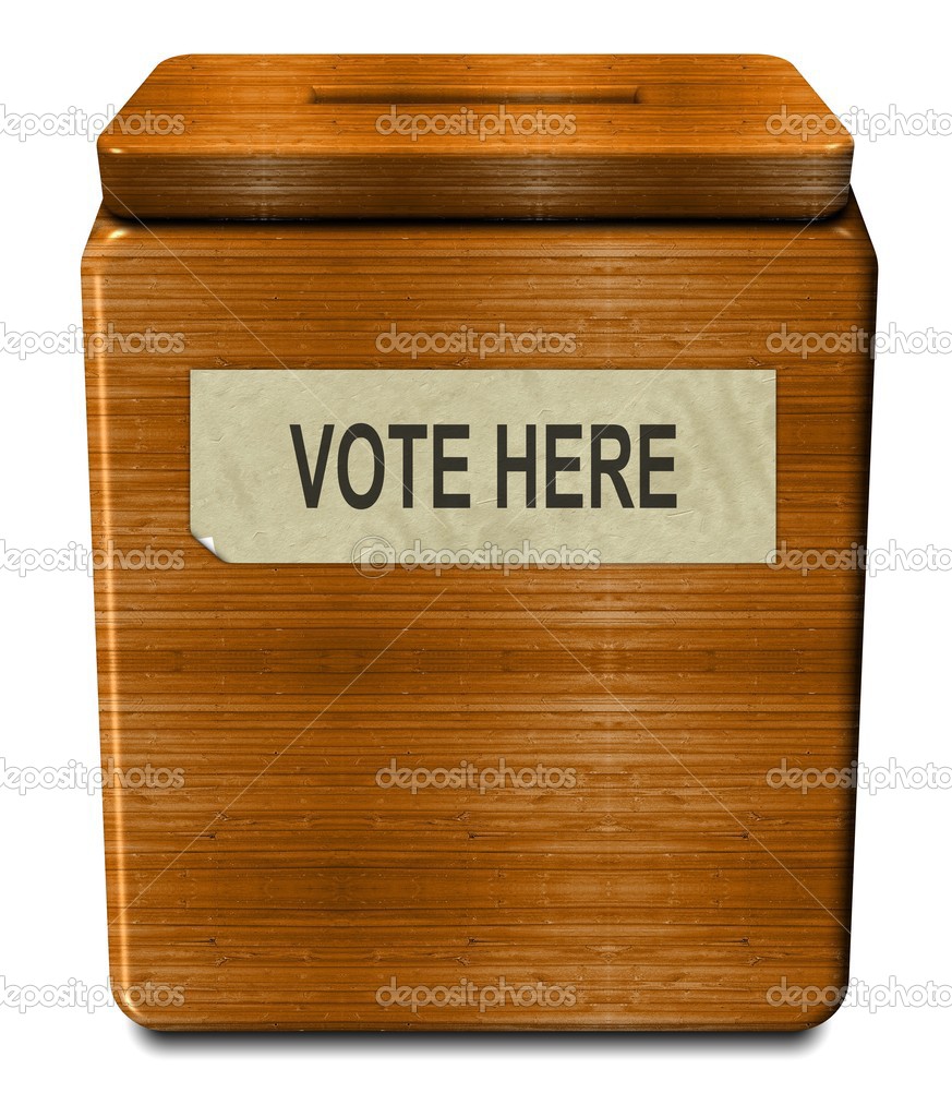 Old voting box — Stock Photo © eteimaging #25224531