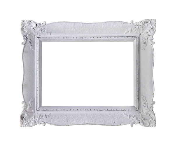Silver ornate frame — Stock Photo © NinaMalyna #7414316