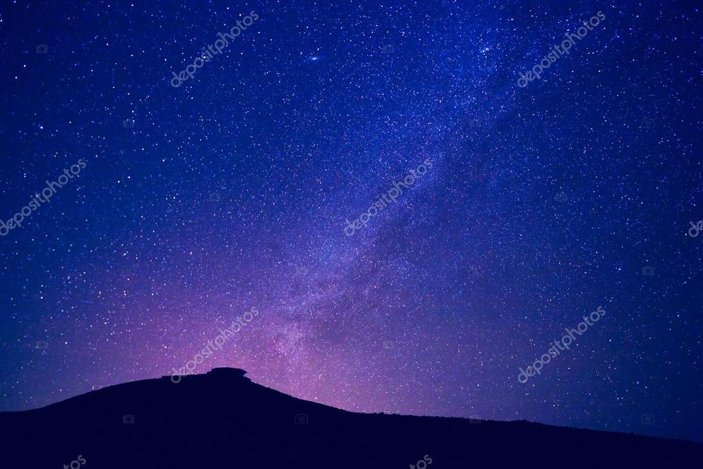 Milky way stars at night, HD Timelapse — Stock Photo © EpicStockMedia ...