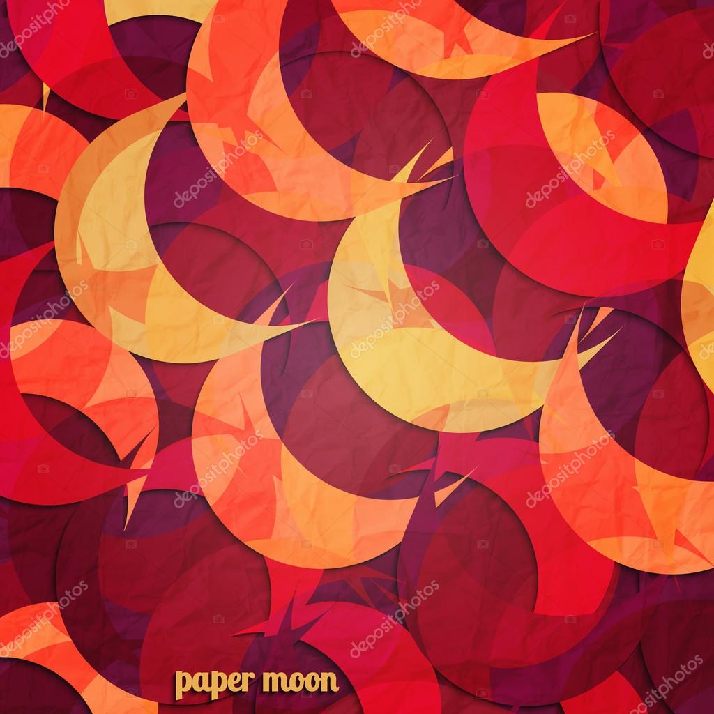 Paper moon Stock Vector by ©metrue 49628743