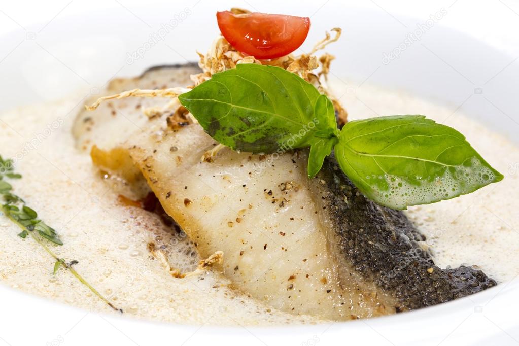 Roasted fillet of grilled fish Stock Photo by ©Lester120 23417288