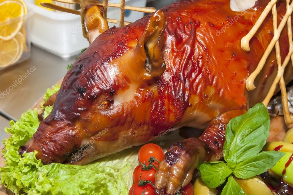 cerdo asado — Fotos de Stock © Lester120 #41627485