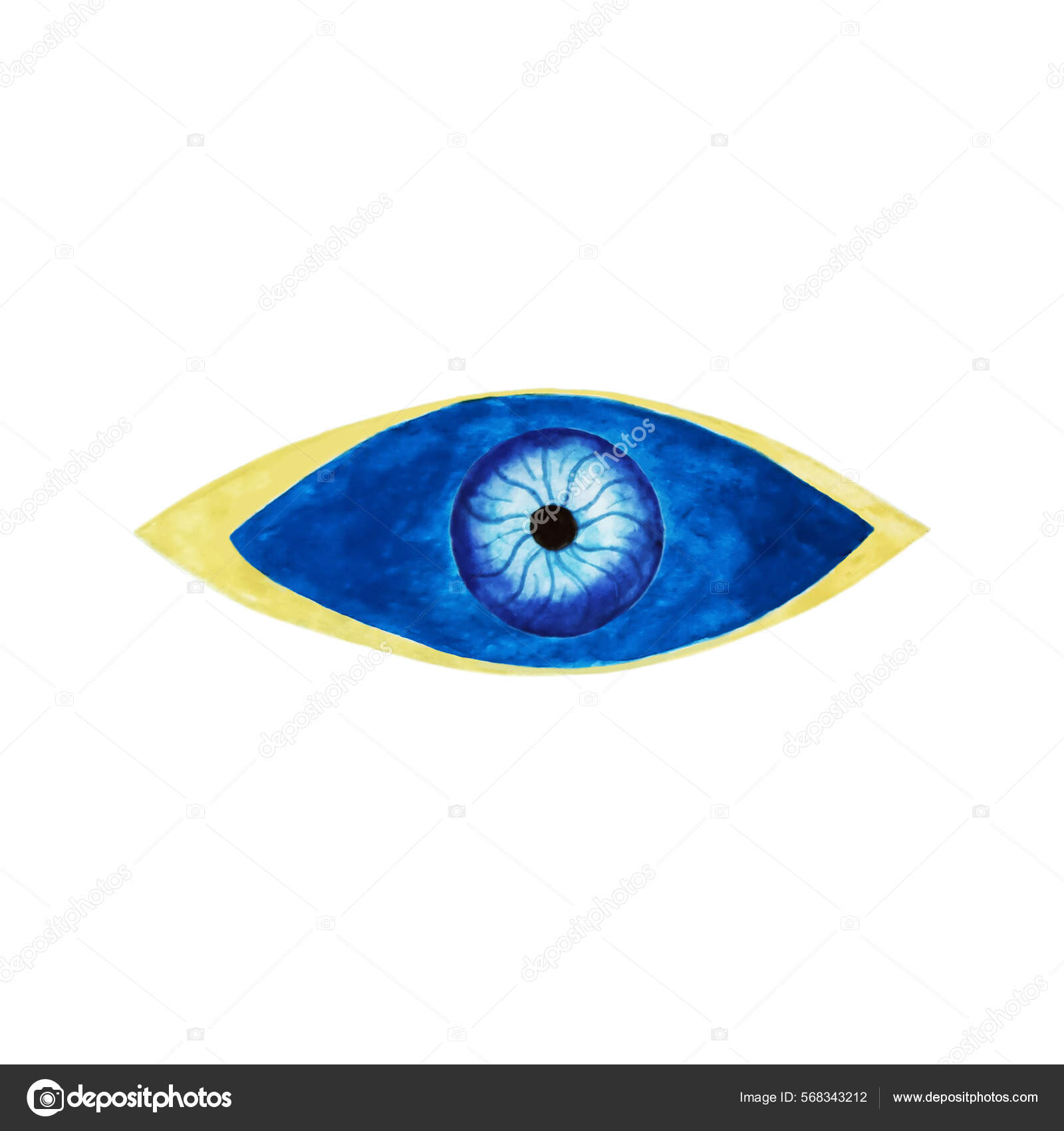 Modern Amulet Design Hamsa Eye Karma Magical Witchcraft Symbol Evil ...