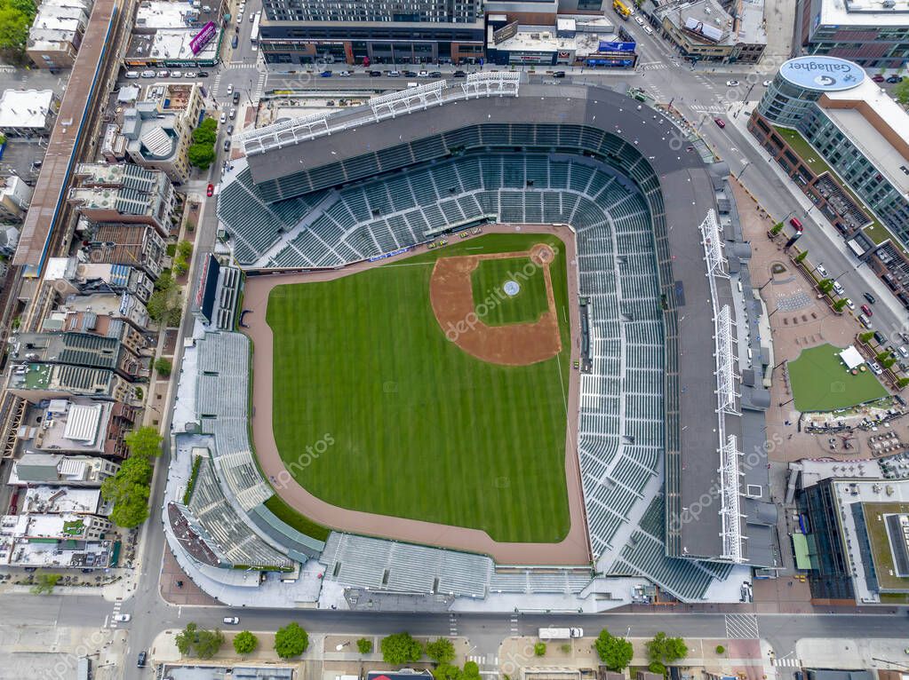 Aerial view of Guaranteed Rate Field is a Major League Baseball stadium ...