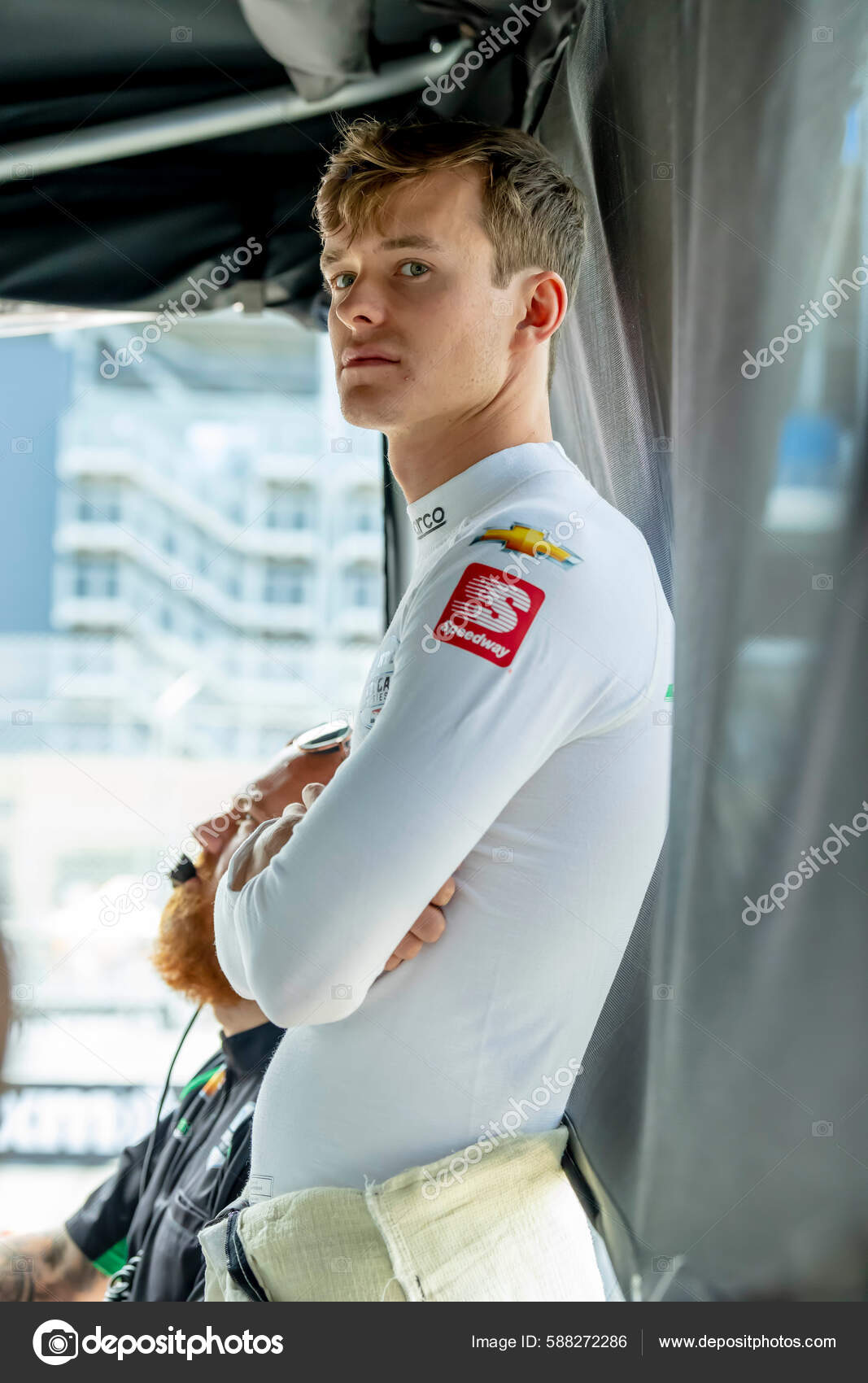 Callum Llott Cambridge England Prepares Practice Honda Indy Toronto ...