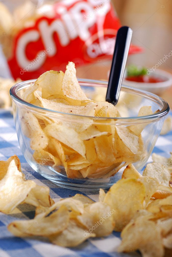 Potato chips — Stock Photo © al1962 #30154141