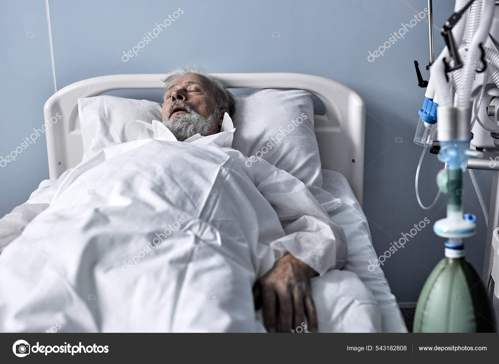 Patient Laying In Bed