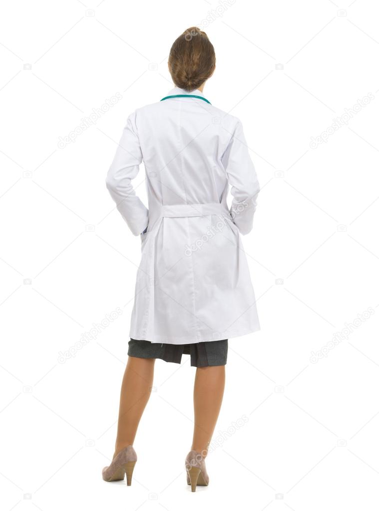 Full length portrait of medical doctor woman Stock Photo by ...