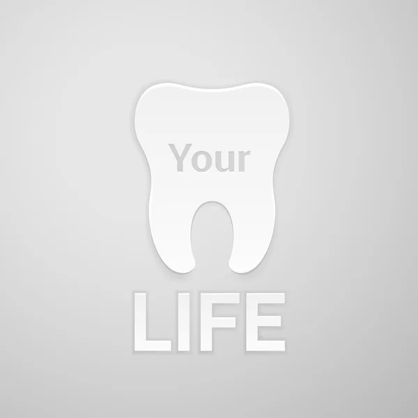 Tooth shape on the background of the circle with sharp teeth Stock ...