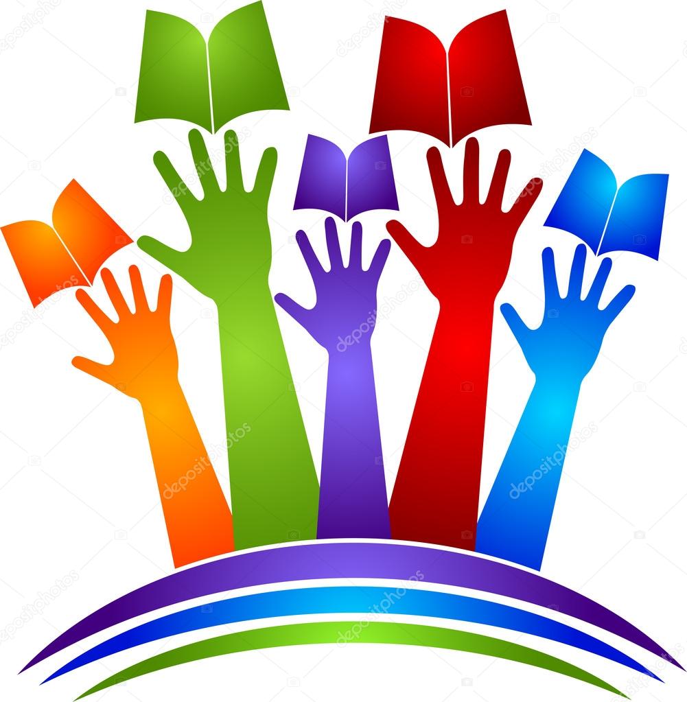 Hands book logo Stock Vector Image by ©magagraphics #27501421