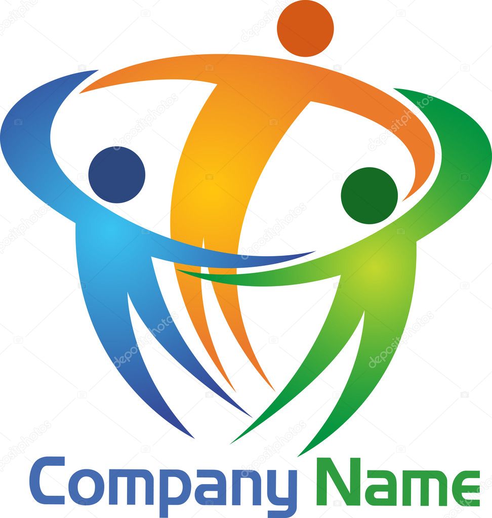 People logo Stock Vector Image by ©magagraphics #31540913