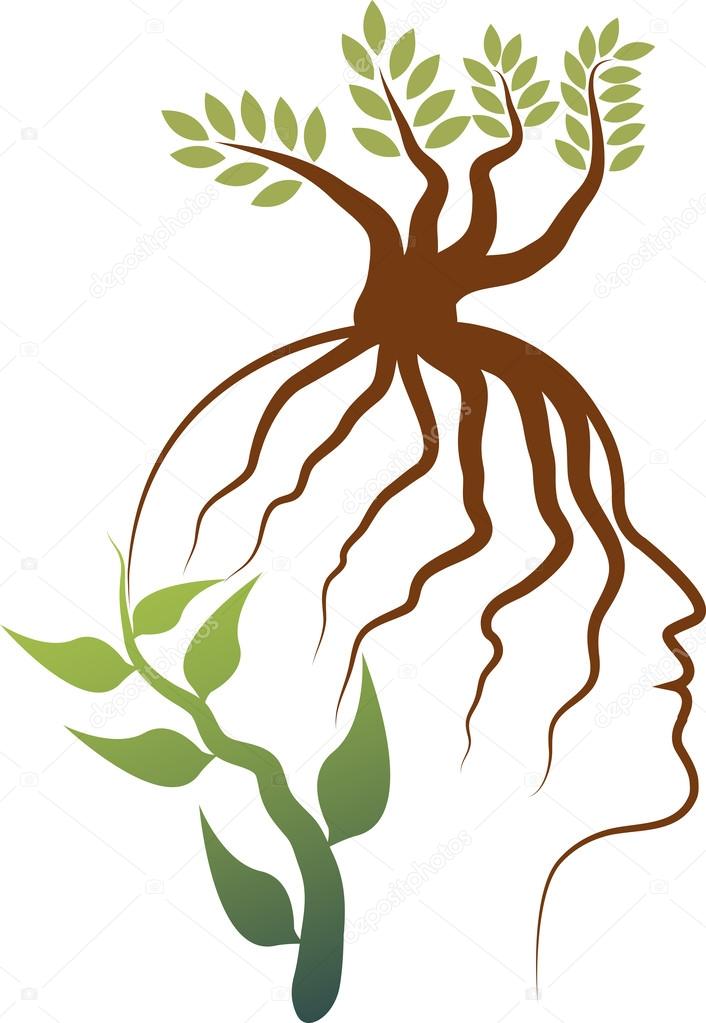 Root face logo Stock Vector Image by ©magagraphics #38104569