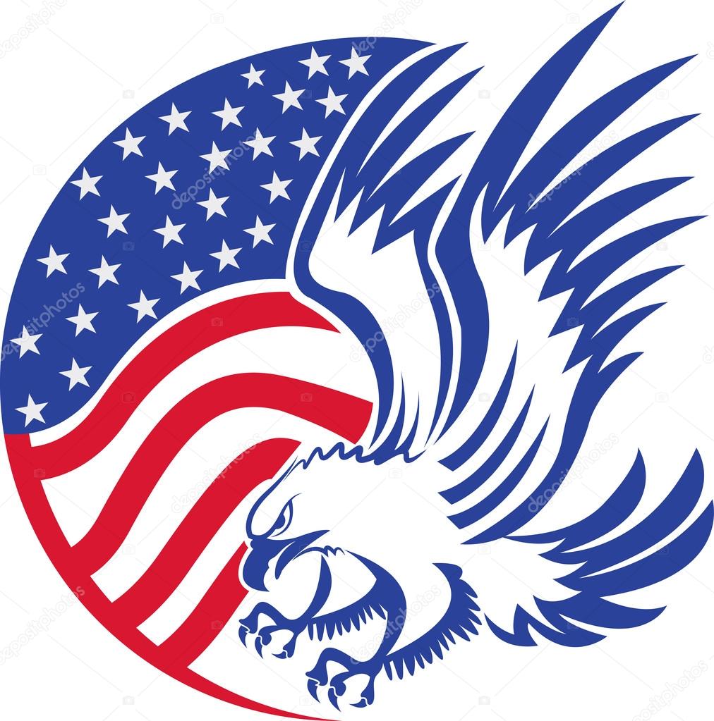 American bald eagle — Stock Vector © magagraphics #46085361 American bald eagle — Stock Vector © magagraphics #46085361