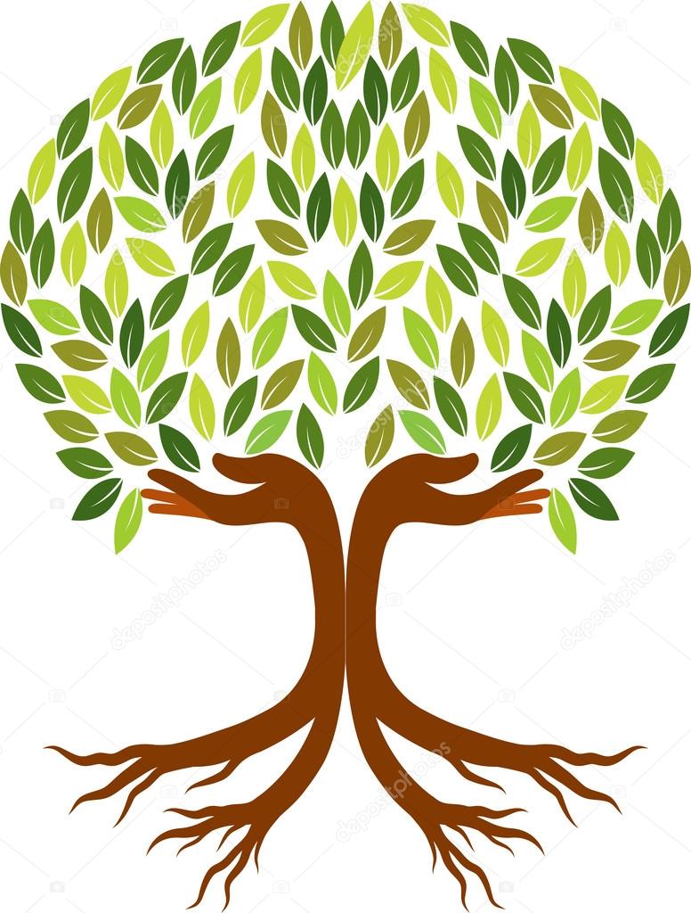 Hand tree logo Stock Vector Image by ©magagraphics #51643805