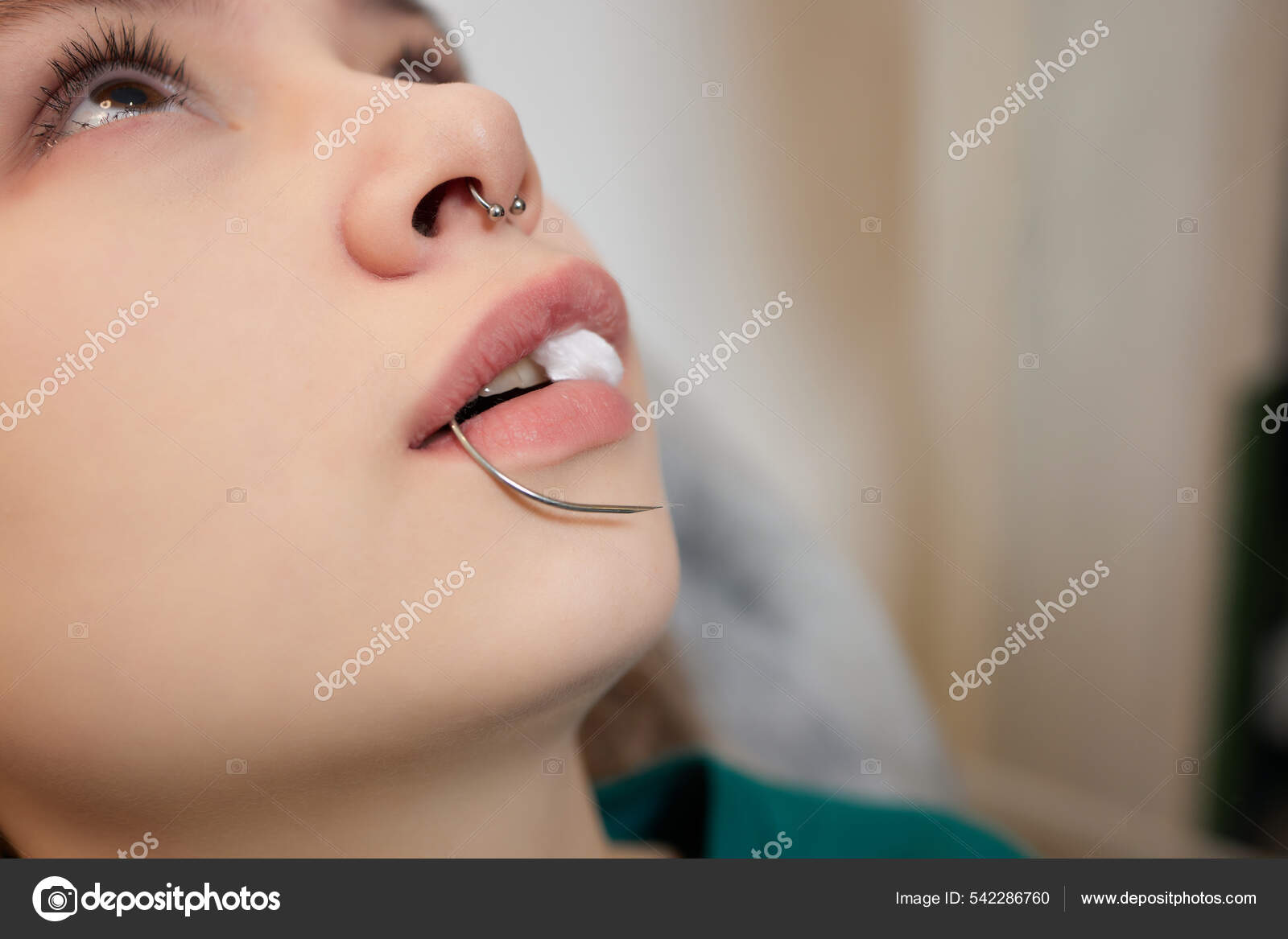 Upper Frenulum Piercing