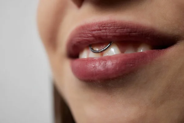 Frenulum Lip Piercing