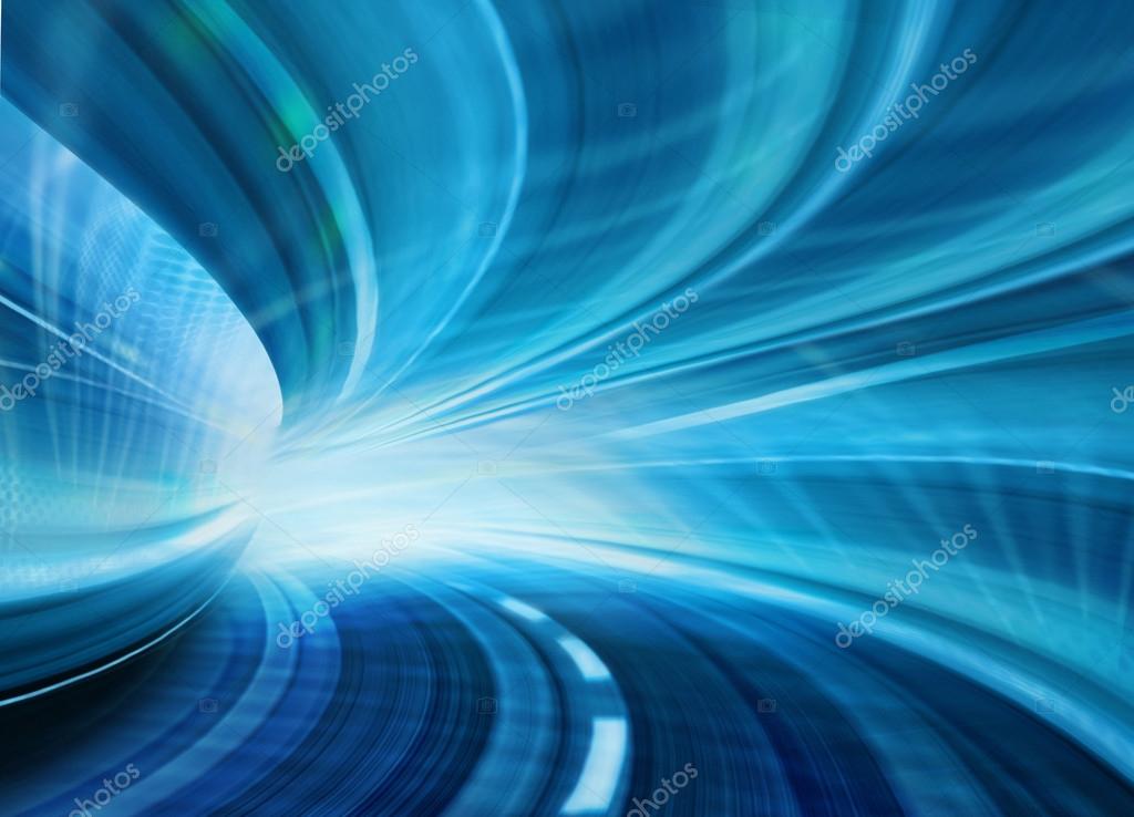 Abstract Speed motion in highway road tunnel — Stock Photo © fotoZapad ...
