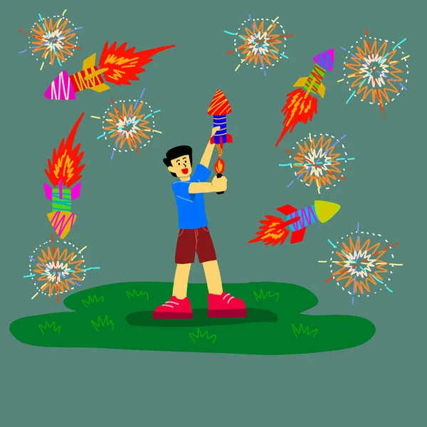 100,000 Firework cartoon Vector Images | Depositphotos