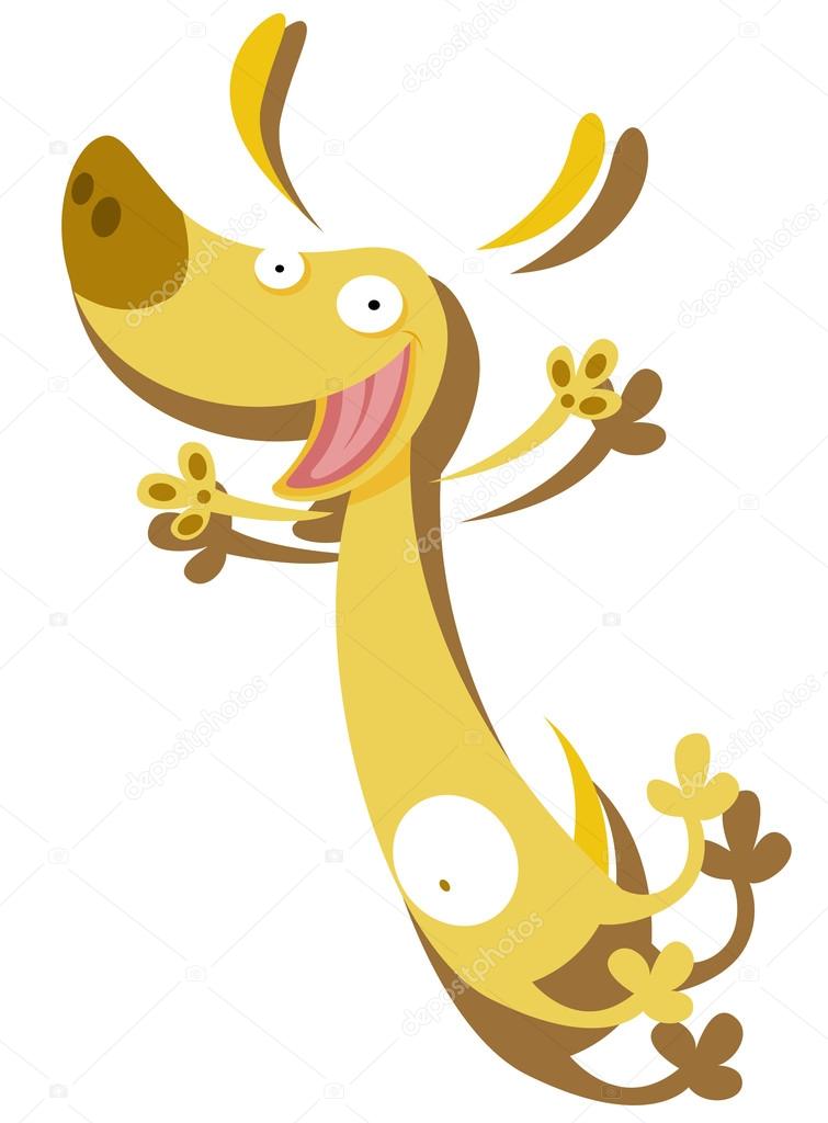 Perro loco divertido Vector de stock por ©maxicam 17432469
