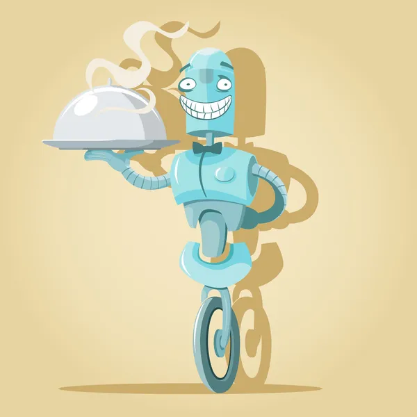 Robot waiter Vector Art Stock Images | Depositphotos