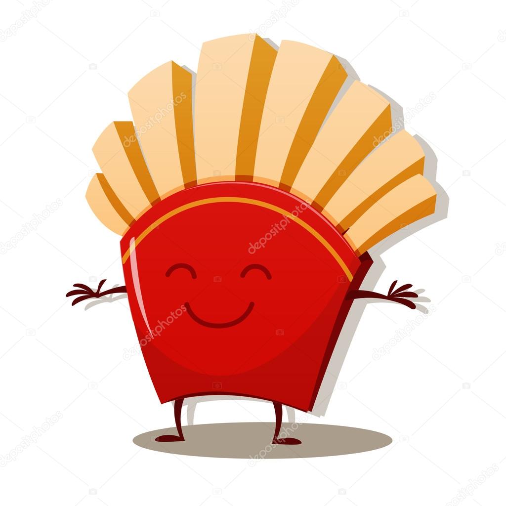 Fried potatoes Stock Vector by ©maxicam 42845401