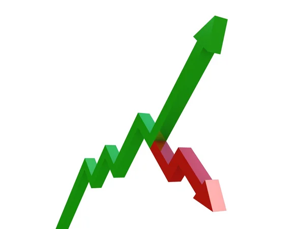 The arrow of the diagram — Stock Photo © Daniilantiq #9194786