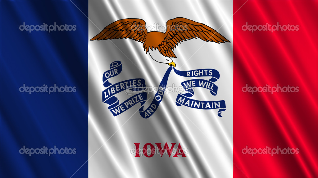 Iowa State Flag Stock Photo by ©boscorelli 15856921