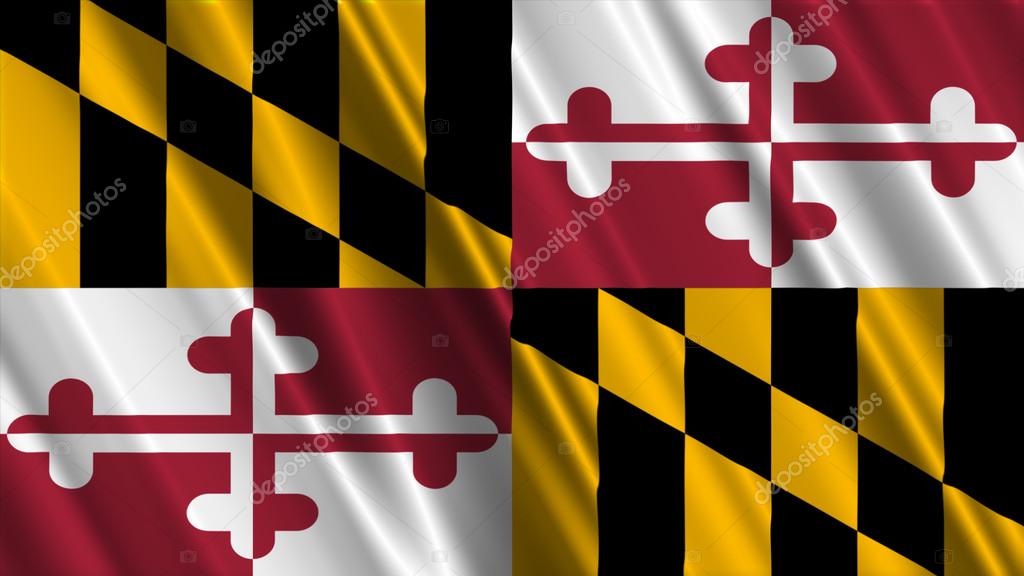 Maryland State Flag — Stock Photo © boscorelli #15856945