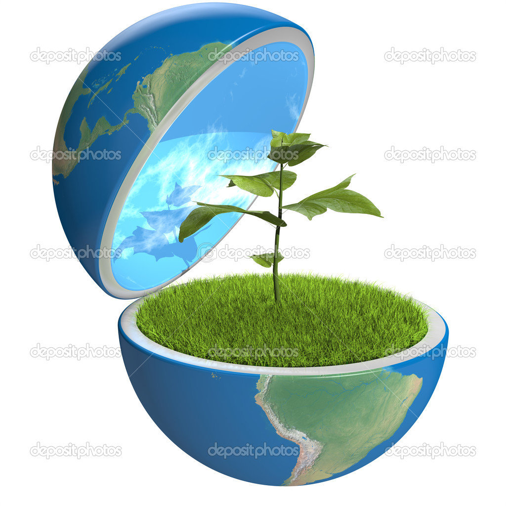 Planta dentro del planeta: fotografía de stock © tom.griger #40105161 ...