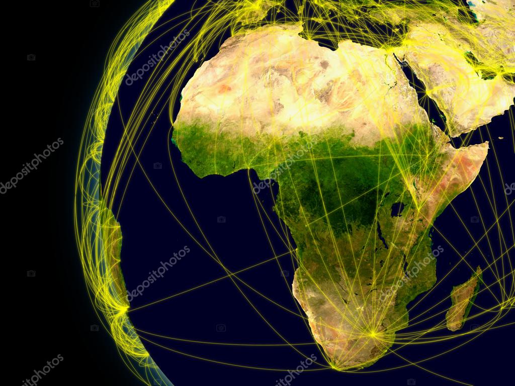 Africa connections — Stock Photo © tom.griger #41554031