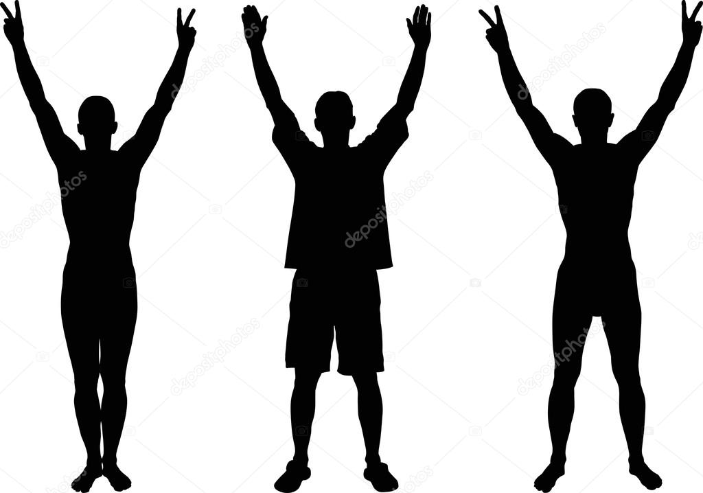 Hands up Stock Vector by ©mtmmarek 27263563