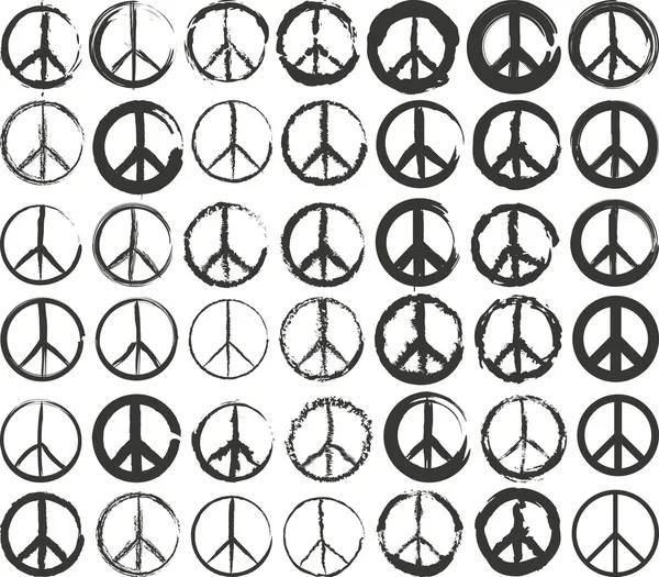 ᐈ Symbols of peace stock vectors, Royalty Free different peace signs ...