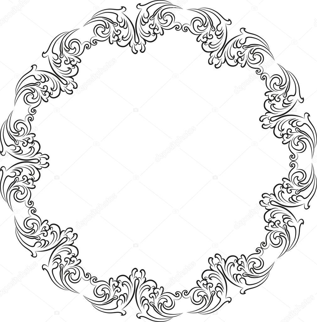 Marco redondo Vector de stock #46305623 de ©mtmmarek