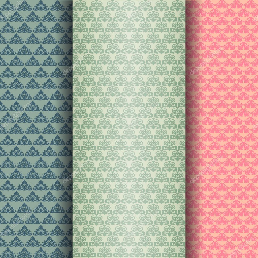 Set of three vector seamless Stock Vector Image by ©IrinaWW #39557343