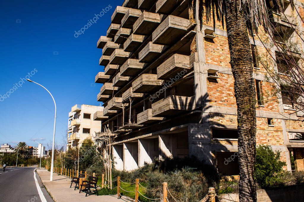 Varosha, Northern Cyprus - 04 de enero de 2022 Ciudad de Varosha, un ...