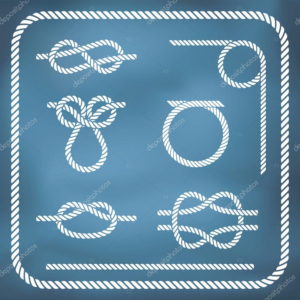 Nautical rope knotes Stock Vector Image by ©werta.w #34006457