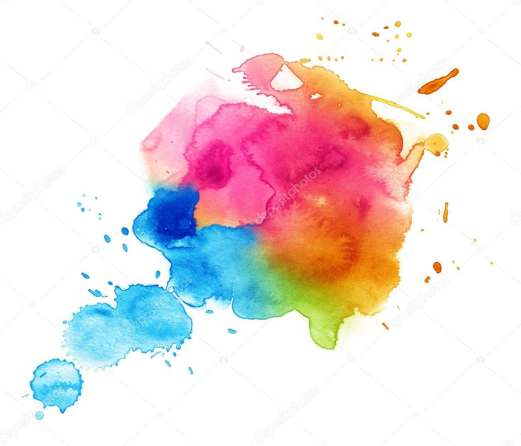 Colorful watercolor drop — Stock Photo © vic02dd13 #43281821