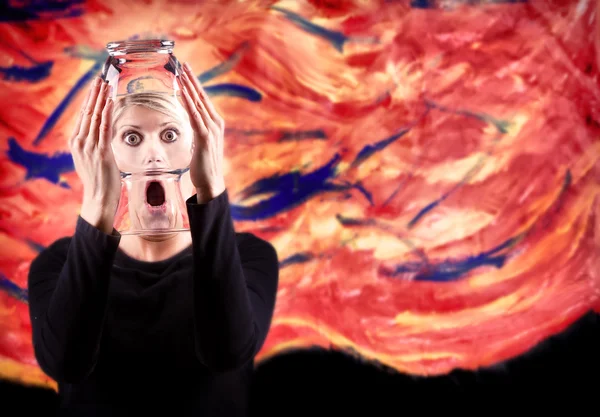 Distorted face Stock Photos, Royalty Free Distorted face Images ...