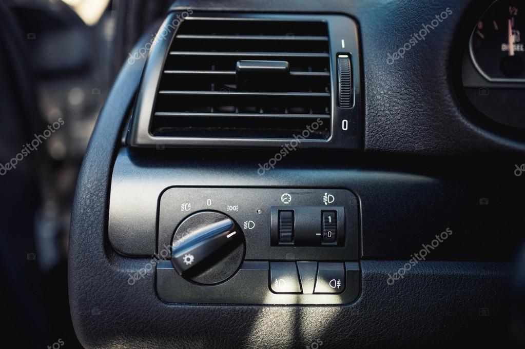 Modern car ventilation system. Air conditioning of automobile in Stock ...