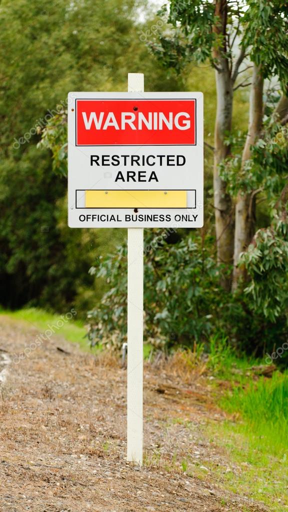 Warning sign — Stock Photo © jeffbanke #30506009