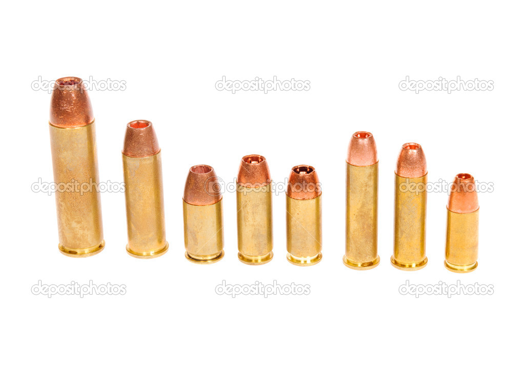 Pistol cartridges — Stock Photo © jeffbanke #42162063