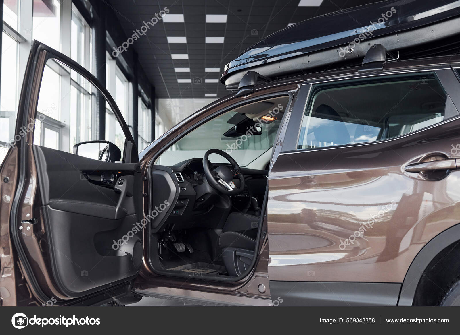 Modern New Luxury Automobile Interior Design Technology — Stock Photo ...